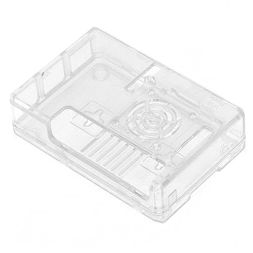 Transparent Case for Raspberry Pi ABS Cover Protective Clear Enclosure Case for Raspberry Pi 3 Plexiglas Klar Transparent durchsichtig, belüftet