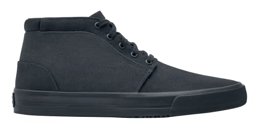 Shoes for Crews Cabbie II, Men's, Women's, Unisex Slip Resistant, Food Service Work Shoes, Black, Men's Size 10/ Women's Size 11.5