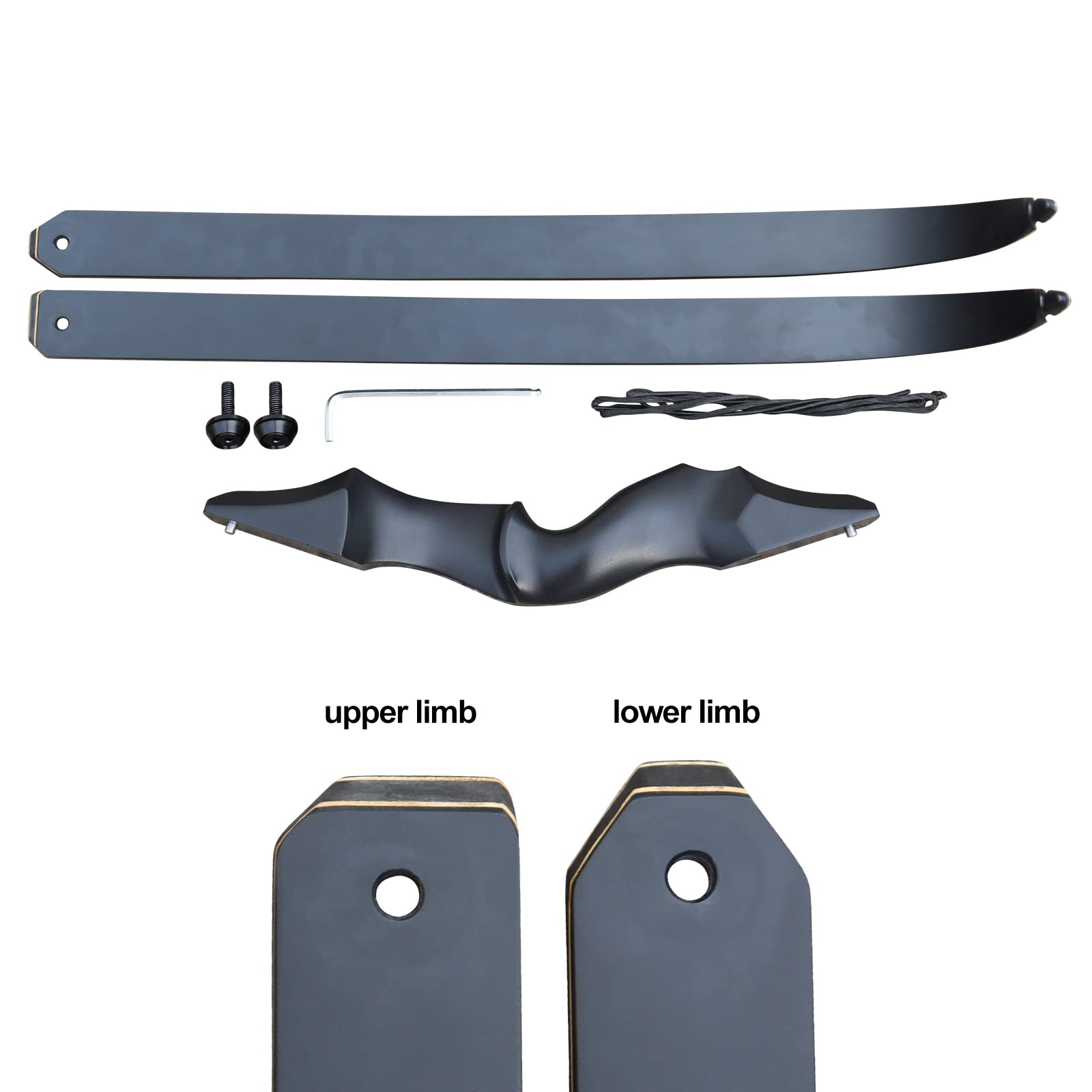 EinMAIQi Recurve Bow and Arrow Set for Adult Beginner Takedown Recurve Bow Right Hand Archery Set for Outdoor Hunting Training Practice, 30lb