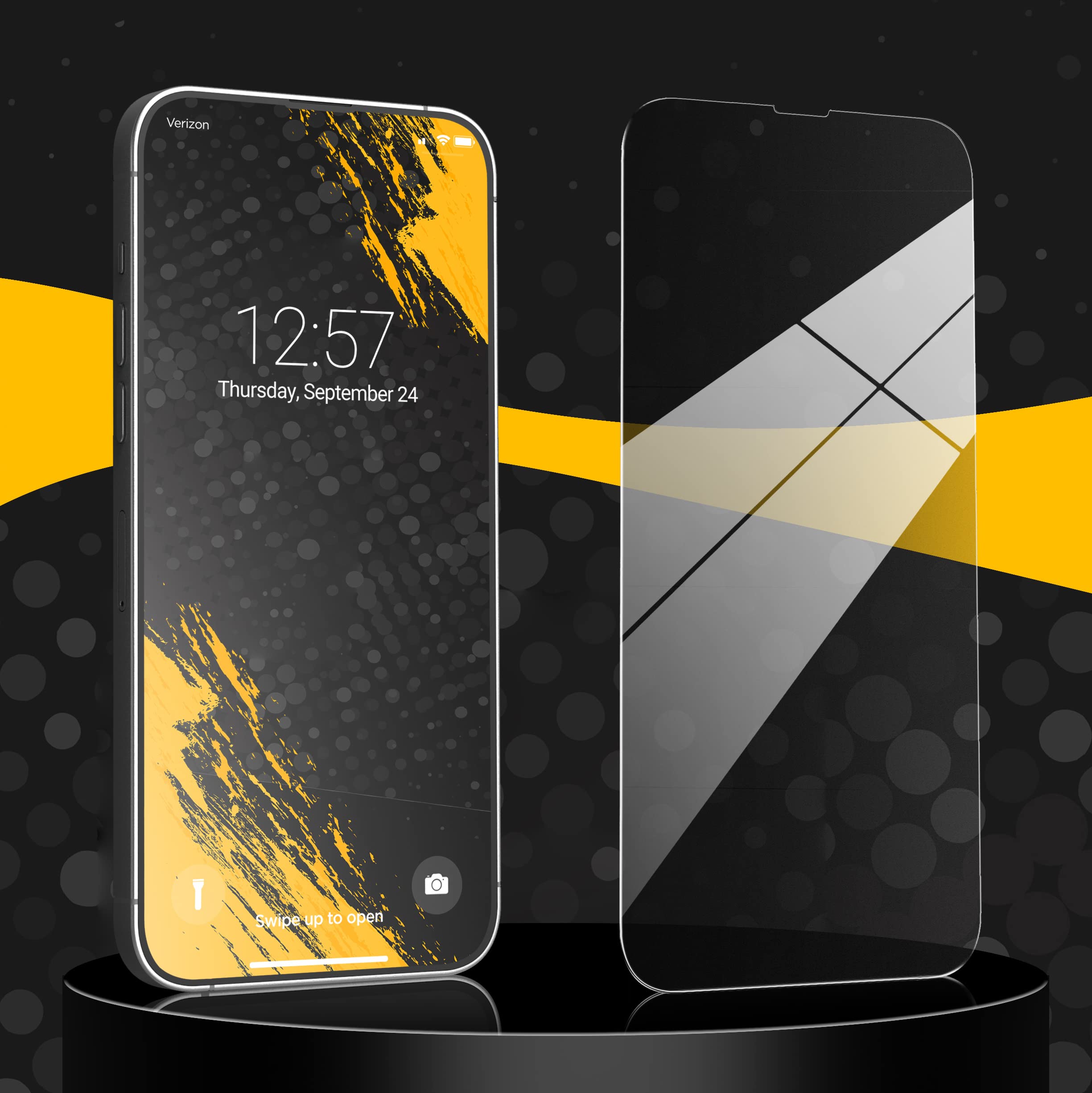 magglass Privacy+ Guard for iPhone 14 PRO MAX Privacy Screen Protector Tempered Glass, Case Compatible (Anti-Spy Side Tint)