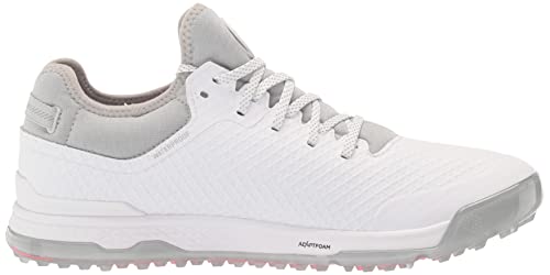 PUMA Men's Proadapt Alphacat Golf Shoe, White/High-Rise, 10.5