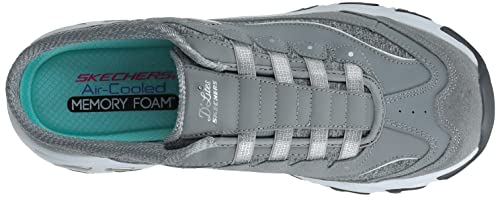 Skechers Sport Women's Resilient Fashion Sneaker, Gray/White, 9 M US
