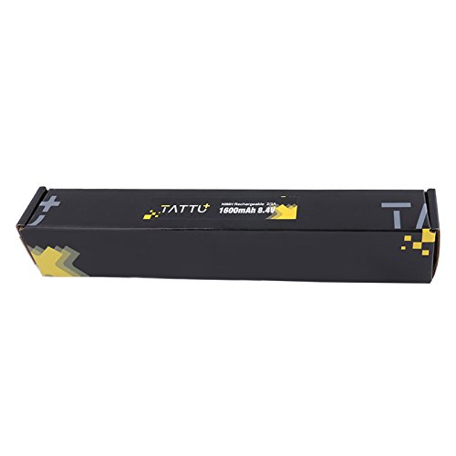 TATTU 8.4V NiMH Airsoft Battery,1600mAh Butterfly Nunchuck Stick Battery with TMY Connector for Airsoft Gun