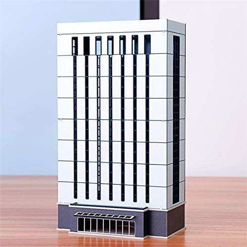 EatingBiting(R) N Scale 1/150 1/160 Modern Enterprise Government Skyscraper Buildings Models Realism Scene for DIY Sand Table Garden Micro Landscape Ornaments Decor Supply DIY Player Spray Painting