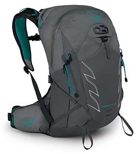 Osprey Tempest Pro 18L Women's Hiking Backpack, Titanium, WXS/S