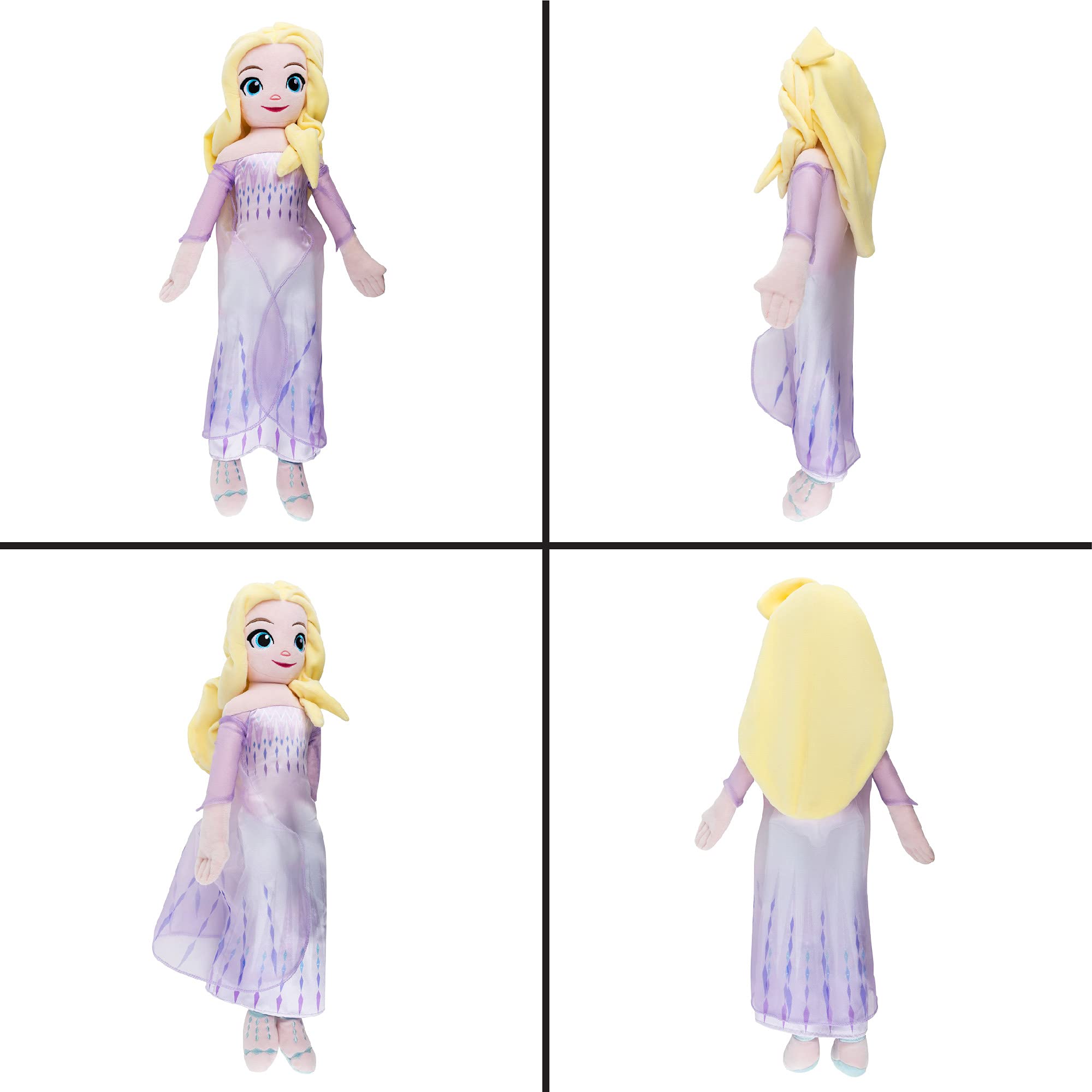 Disney Frozen Elsa Kids Bedding Super Soft Plush Cuddle Pillow Buddy, "Official" Disney Product By Franco
