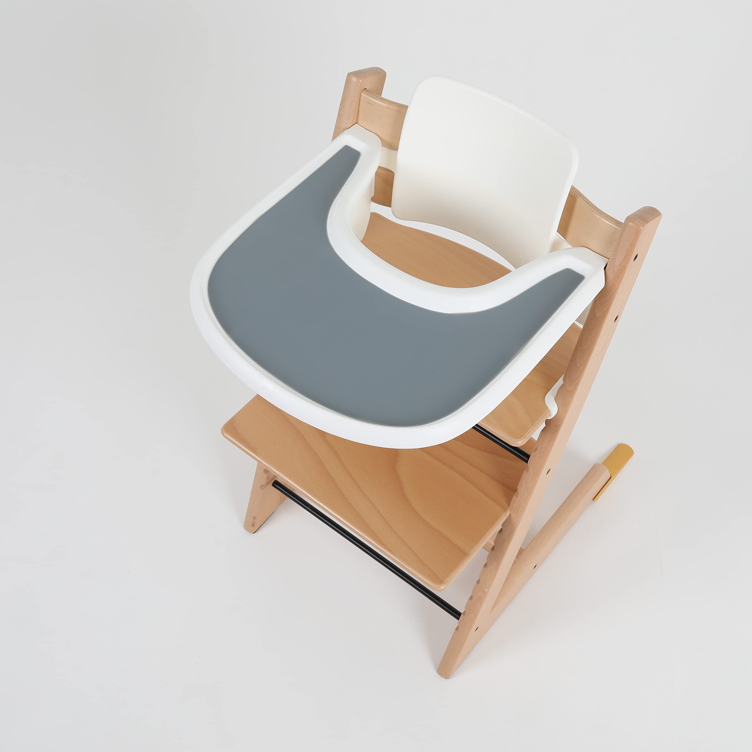 Gembebe Silicone Tray placemat Compatible with Stokke Tripp Trapp High Chair Tray (Dusty Blue)