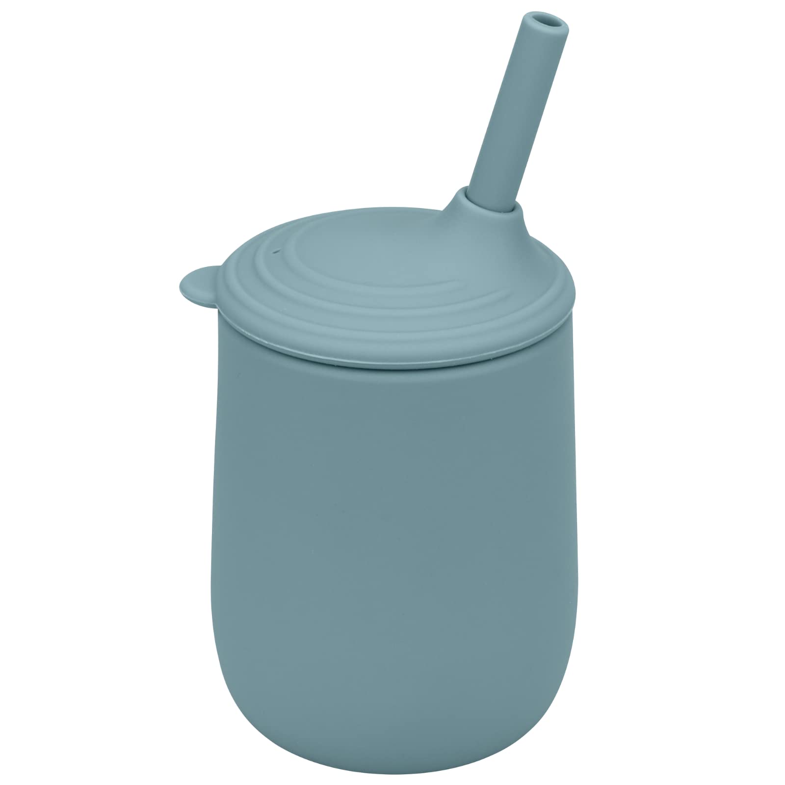 Mintlyfe Toddler Straw Cup, 100% Food Grade Silicone Training Cup for Baby, Trainer Cup Toddler Training Straw Cup for Boys and Girls, Unbreakable (YSC-Ether)