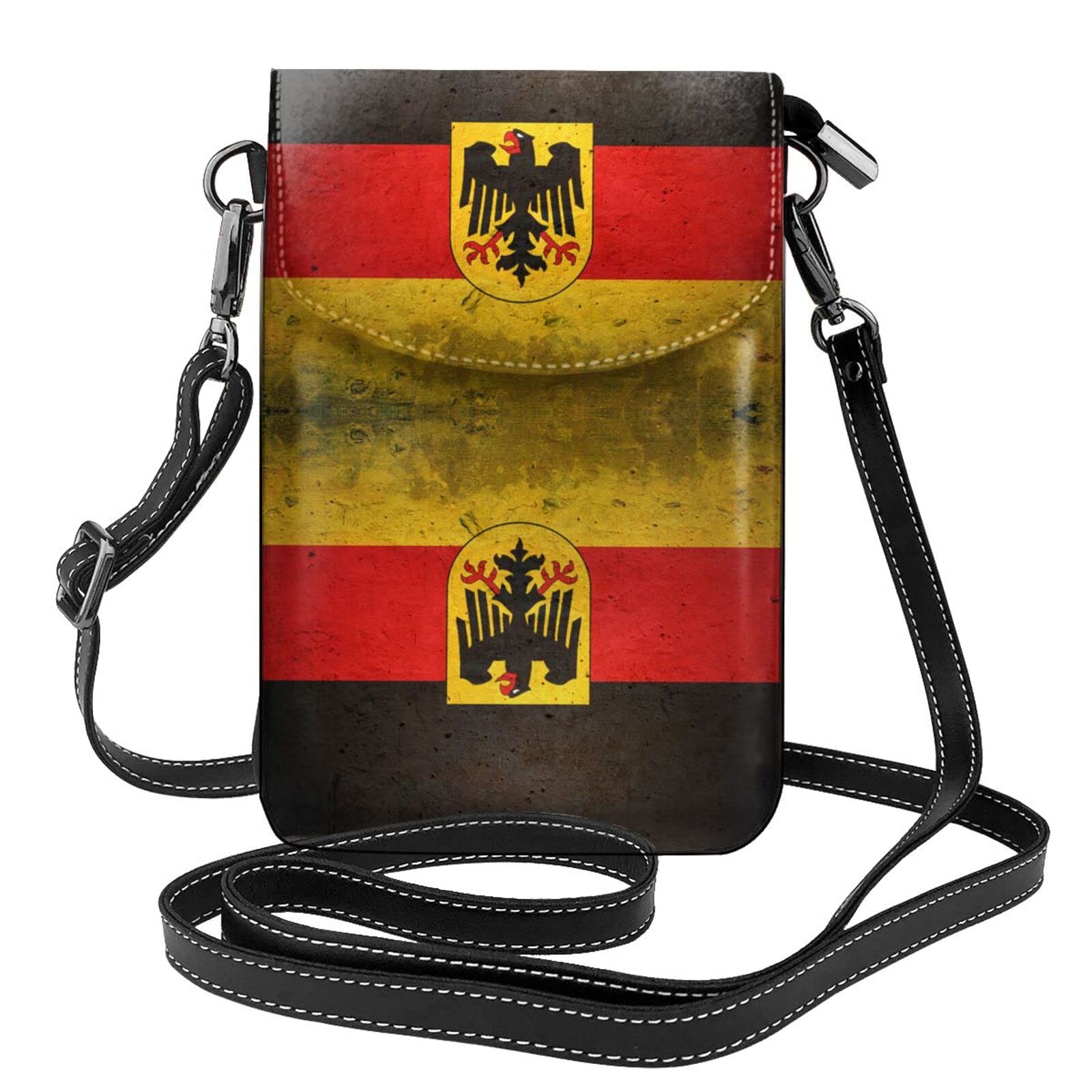 German Eagle Flag Small Crossbody Bag Cell Phone Pouch for Women Wallet Bag Coin Purse