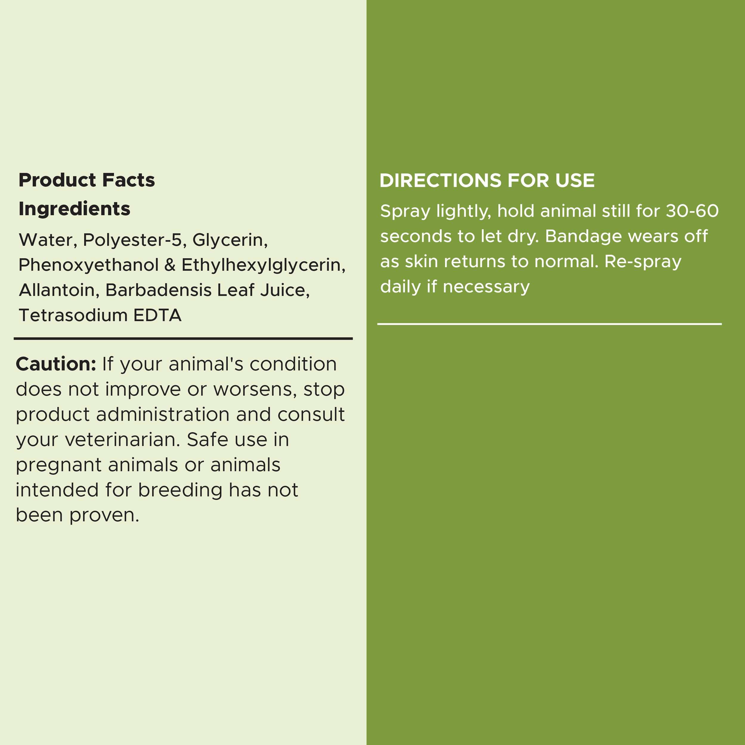 Pet Liquid Bandage for Dogs - 4 oz Spray with Aloe - Wounds Care for Dogs Including Cuts, Scrapes, and Stitches - Breathable and Waterproof