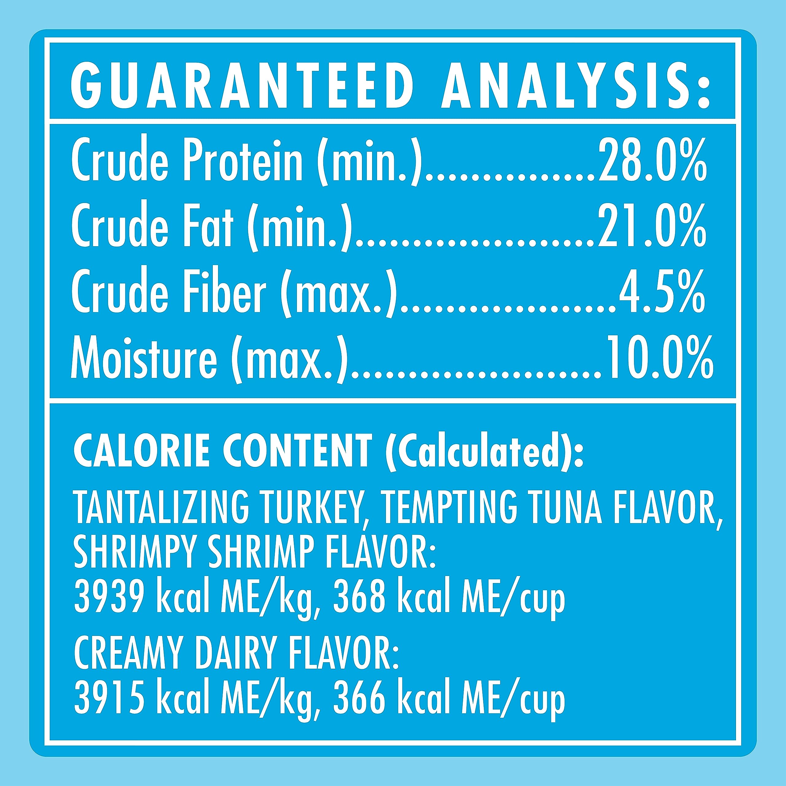 Temptations Classic Crunchy and Soft Cat Treats Variety Pack with Creamy Dairy, Tempting Tuna, Shrimpy Shrimp, and Tantalizing Turkey Flavors, (6) 6.3 oz. Pouches