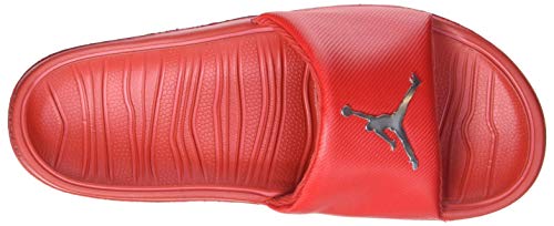 Nike mens Jordan Break Slide, University Red/Metallic Silver, 9
