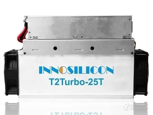 Innosilicon T2T 25T Bitcoin Miner ASIC Miner BTC BCH Mining Machine SHA-256 Algorithms Crypto Miner with PSU Power Supply, Used