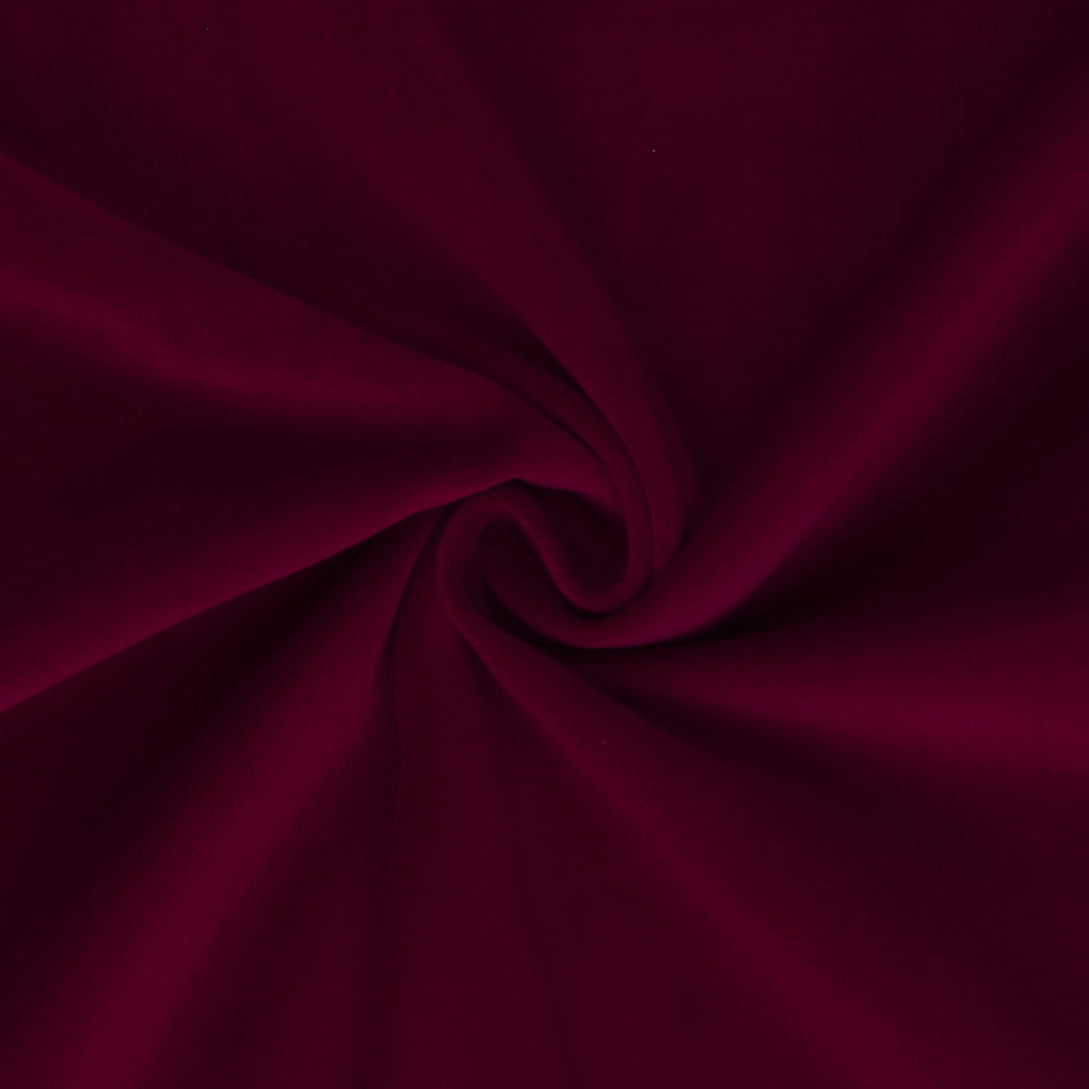 Mook Fabrics Velveteen Solid, Wine Cut by The Yard