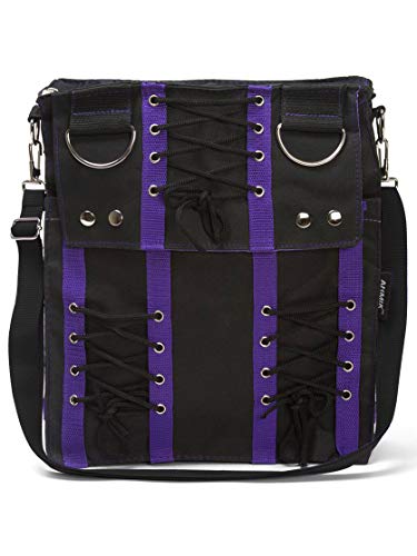 Purple Corset Bag Purse Vamp Rockabilly Punk Deathrock Anime Cosplay
