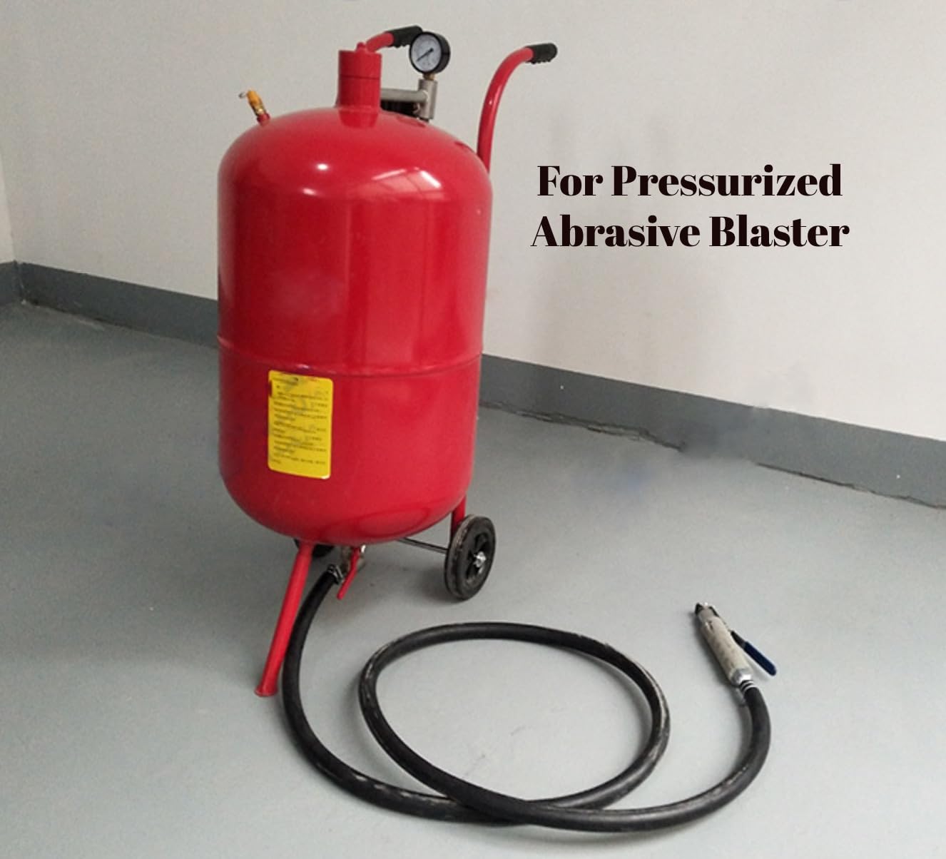Sand Blaster Gun, Sandblasting Gun with 4X Ceramic Tip Abrasive Sandblaster Gun Kit with Nozzles (2/2.5/3/3.5mm) to Deburr Remove Rust Paint Stain