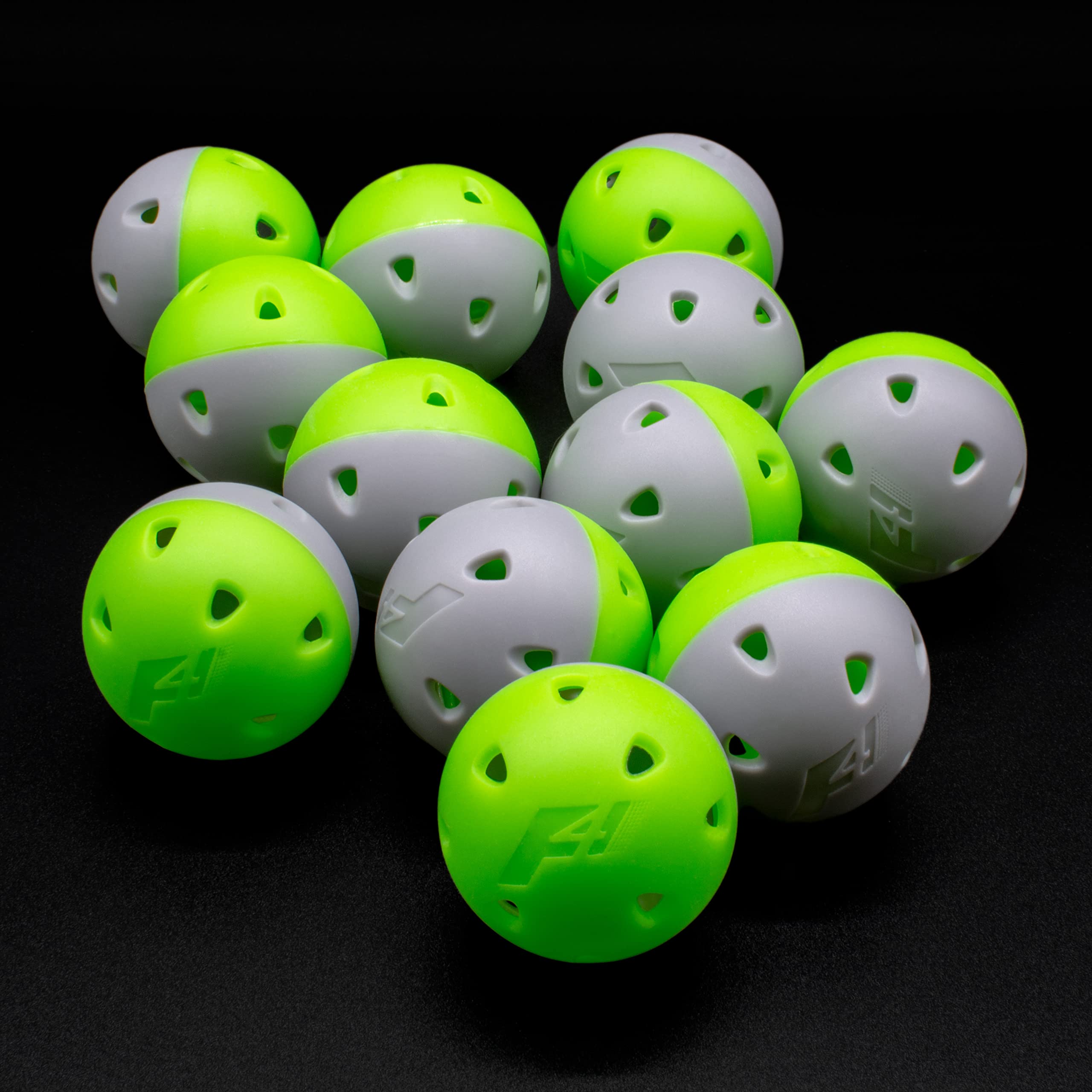 F4 Pure Contact Limited Flight Practice Golf Balls – 12 Pack