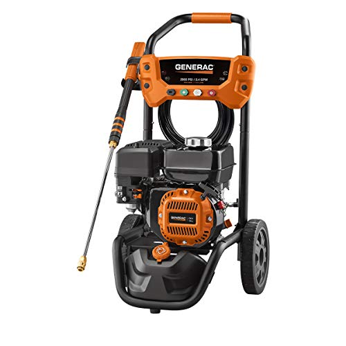 Generac 7954 Pressure Washer 2900PSI, One Size, Black, Orange