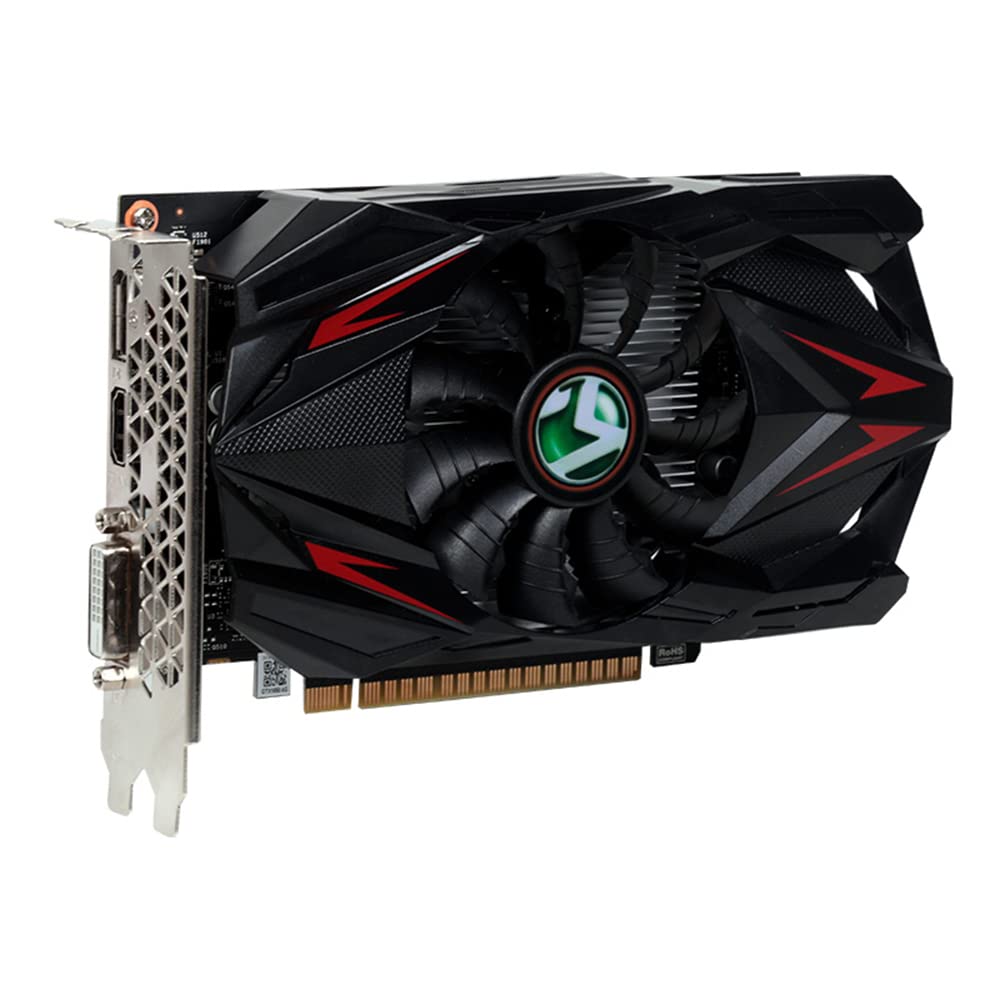 maxsun Graphics Cards Nvidia GEFORCE GTX 1630 4GB GDDR6 Computer Video Gaming Graphics Card GPU for Gaming PC, DisplayPort, HDMI, DVI-D, Single Fan Mini ITX Design