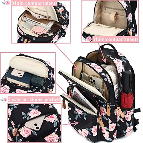 Leaper Water-resistant Shark Laptop Backpack Travel Bag College Backpack Laptop Bag Satchel Dark Blue