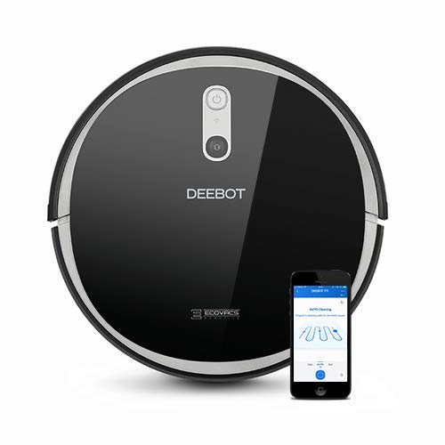 Ecovacs Deebot 711 Robot Vacuum Cleaner with Smart Navi 2.0, Systematic Mapping Cleaning, Wi-Fi Connectivity, Ideal for Pet Hair, Carpets, Hard Floor Surfaces, Compatible with Alexa (Renewed)