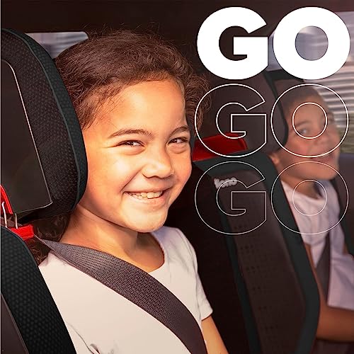 Diono Monterey 5iST FixSafe High Back Booster Car Seat with Expandable Height and Width, Compact Fold to Full Size Booster, Foldable, Portable Booster for Go-Anywhere Travel, Black Jet
