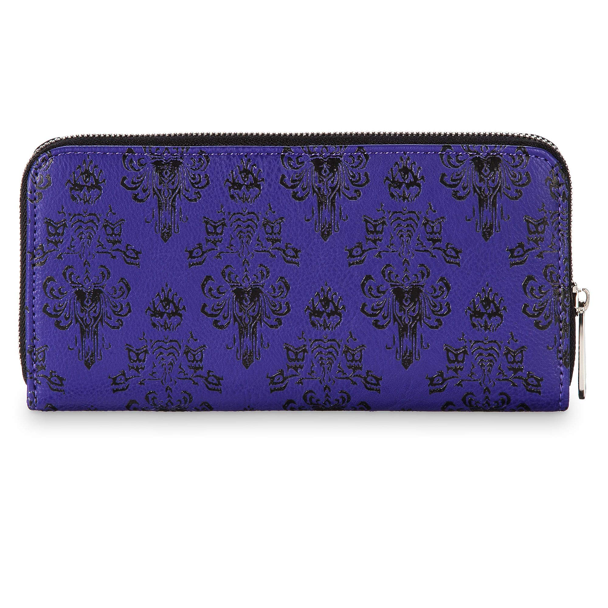 Disney Parks Loungefly Purple Haunted Mansion Wallpaper Wallet