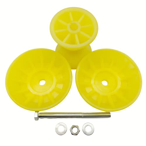 UANOFCN Ultimate 4" X 7" Overall Width Boat Trailer Roller Bow Stop Polyurethane 1/2" Mounting Hole