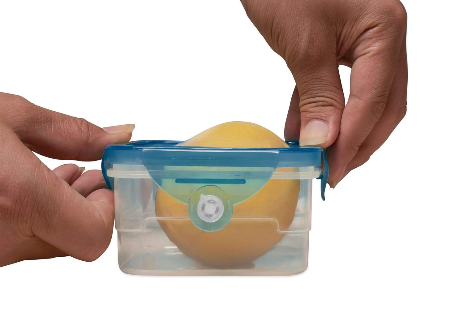 Handy Gourmet Flexi-Top Reusable Containers, BPA Free - Square, Set of 2