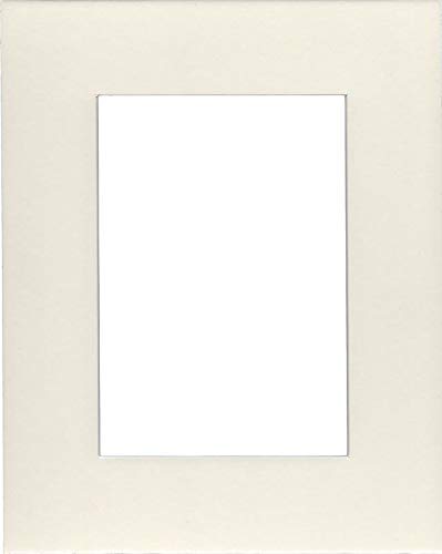 Pack of (2) 20x24 Acid Free White Core Picture Mats Cut for 16x20 Pictures in Cream