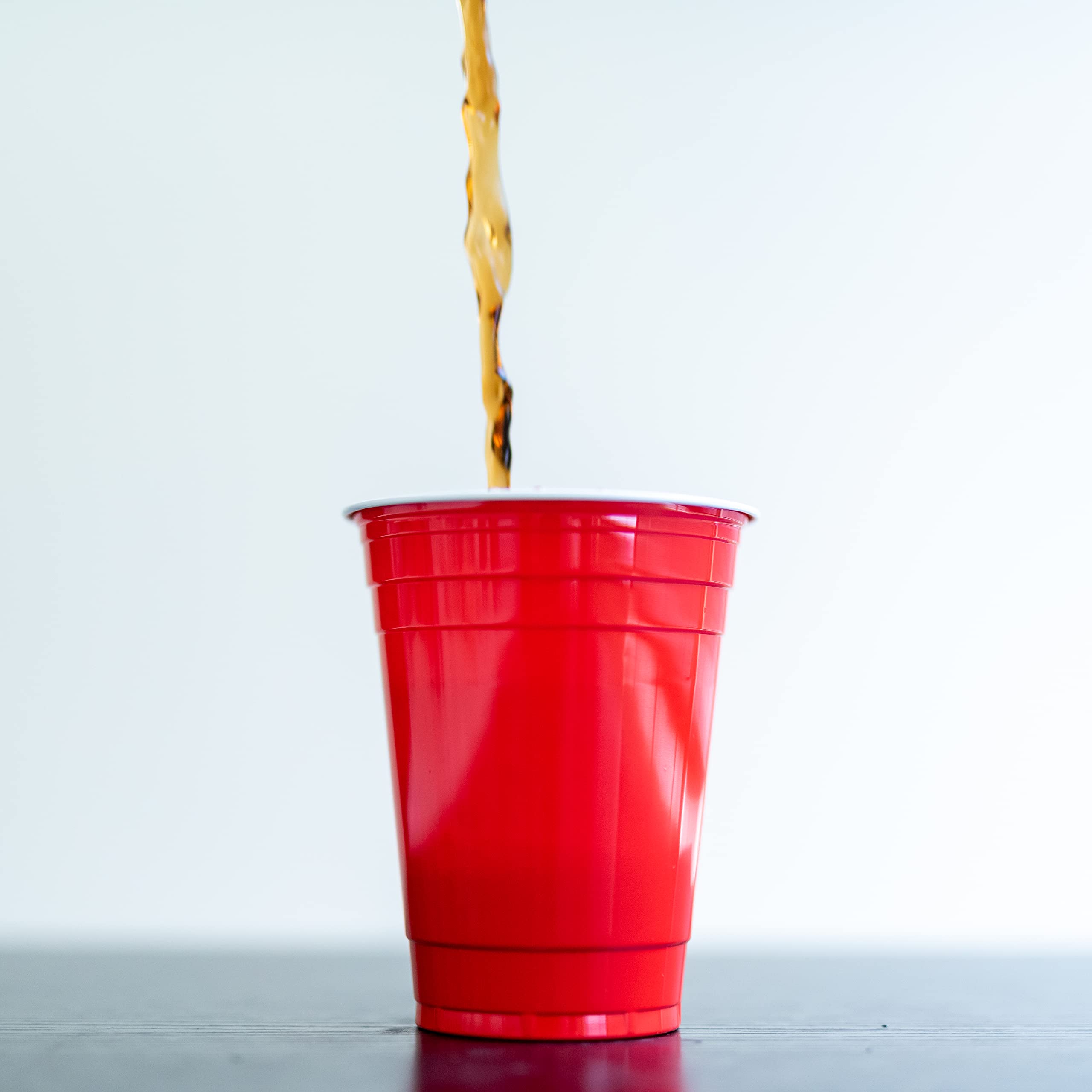 EDI PS Party Cups Red - 16 oz (100 pcs) (100, 16 Oz)