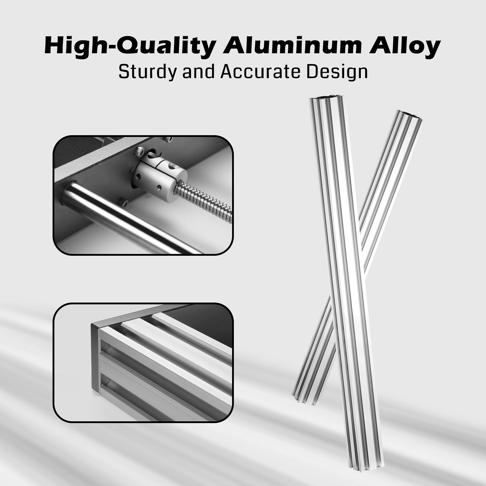 Genmitsu 3020 Y-Axis Extension Kit, 3020 Upgrade to 3040, CNC Accessories for 3020-PRO MAX & 3020-PRO MAX V2 CNC Router Machine, XY Working Area 300 x 400mm