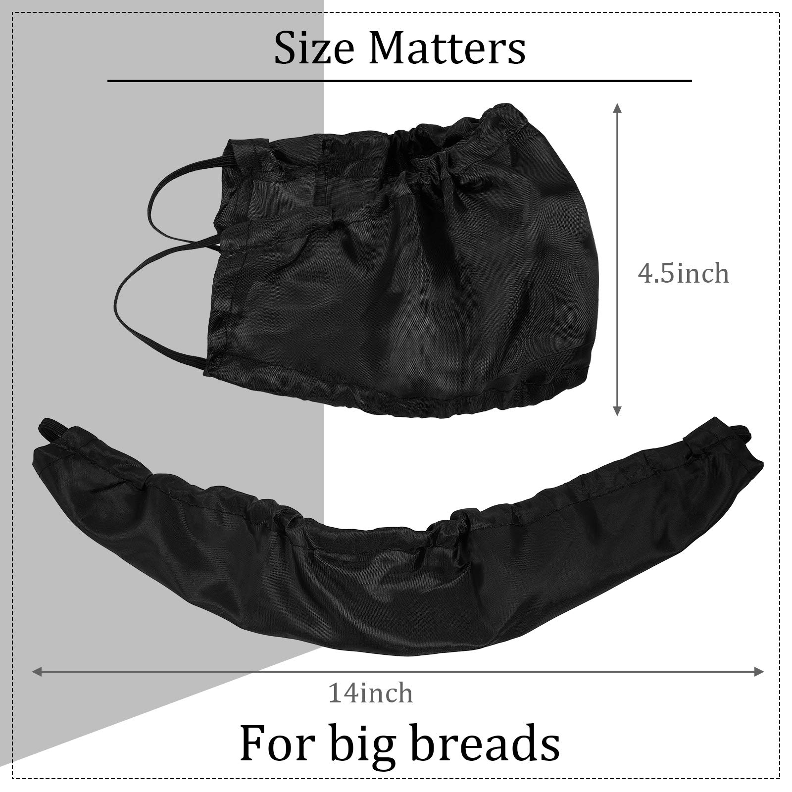 EBOOT 3 Pieces Beard Caps Beard Bonnet for Men Beard Bandana Covers Adjustable Facial Hair Apron Guard Bonnet Bedtime Bib Cap (Classic Style, 14 x 4.5 Inch)