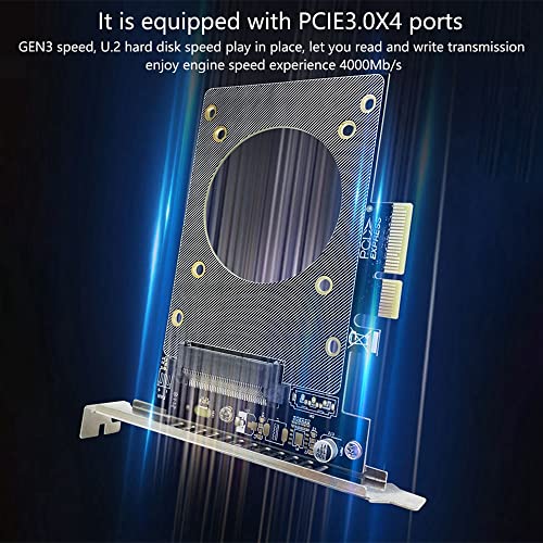 MECHPLOW PH46 U2 SFF-8639 Turn PCIE X4 Expansion Card U2 PCIe X4-U.2 Riser Card SFF-8639 GEN4 SSD