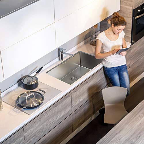 MENSARJOR Undermount Sink, 27" x 18" Single Bowl Kitchen Sink Undermount Stainless Steel Kitchen Sink, Bar or Prep Kitchen sink