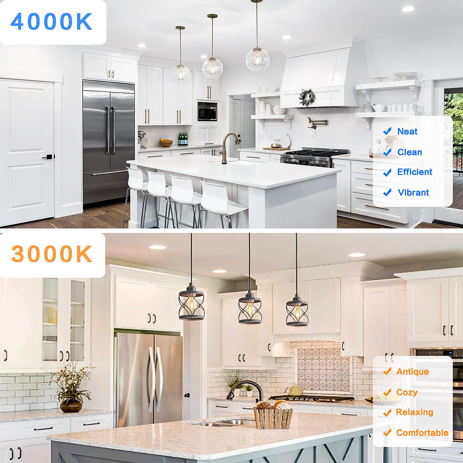 Dimmable 8W ST64 Vintage LED Edison Bulbs 100W Equivalent 3000K Soft Warm White 1200Lumens High Brightness, Antique LED Filament Light Bulbs CRI90+ with E26 Base Clear Glass for Home Bedroom 4 Packs