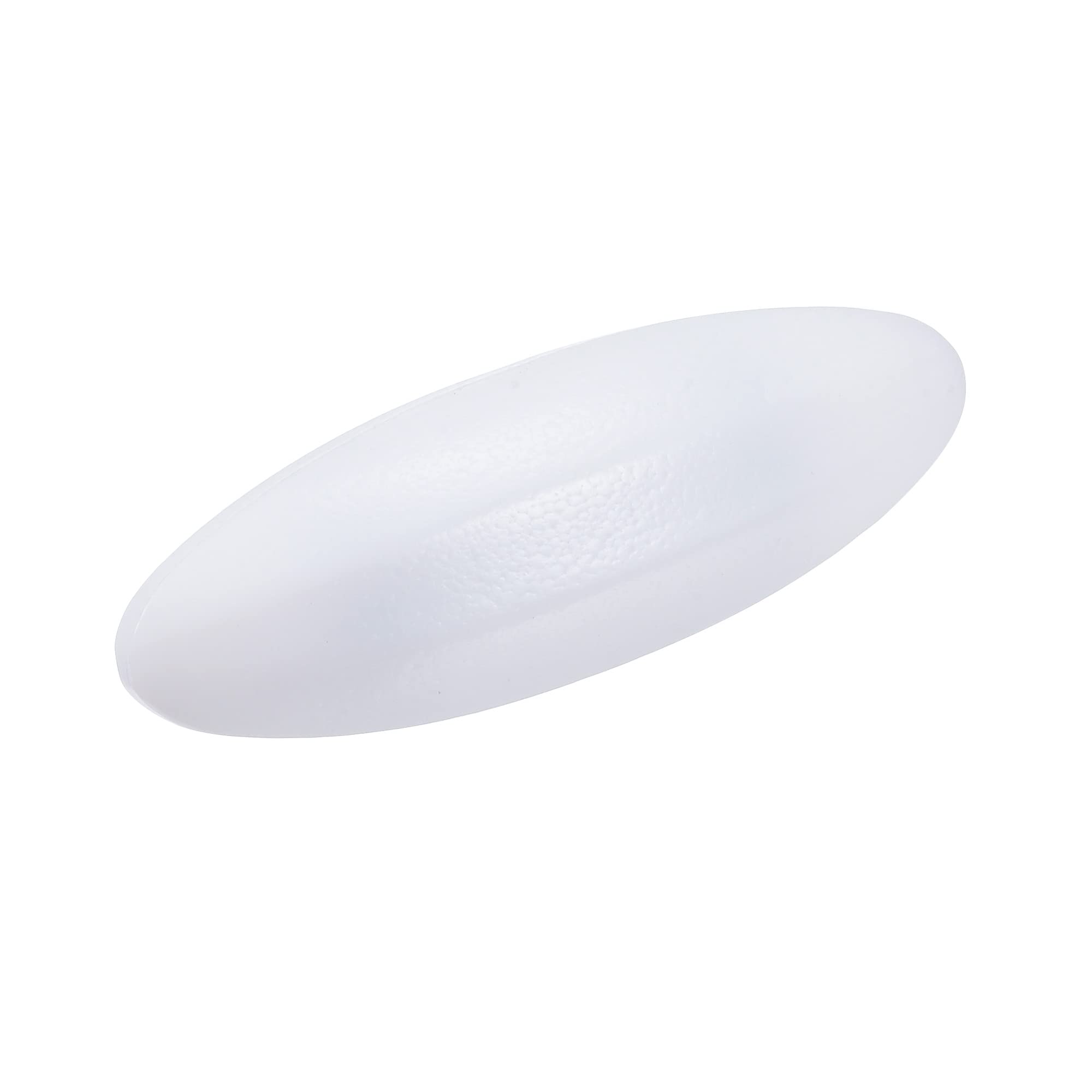 MECCANIXITY Magnetic Stirrer Mixer Stir Bar Rod 60mm(2.36") Olive Shape PTFE Coating Magnet White for Laboratory
