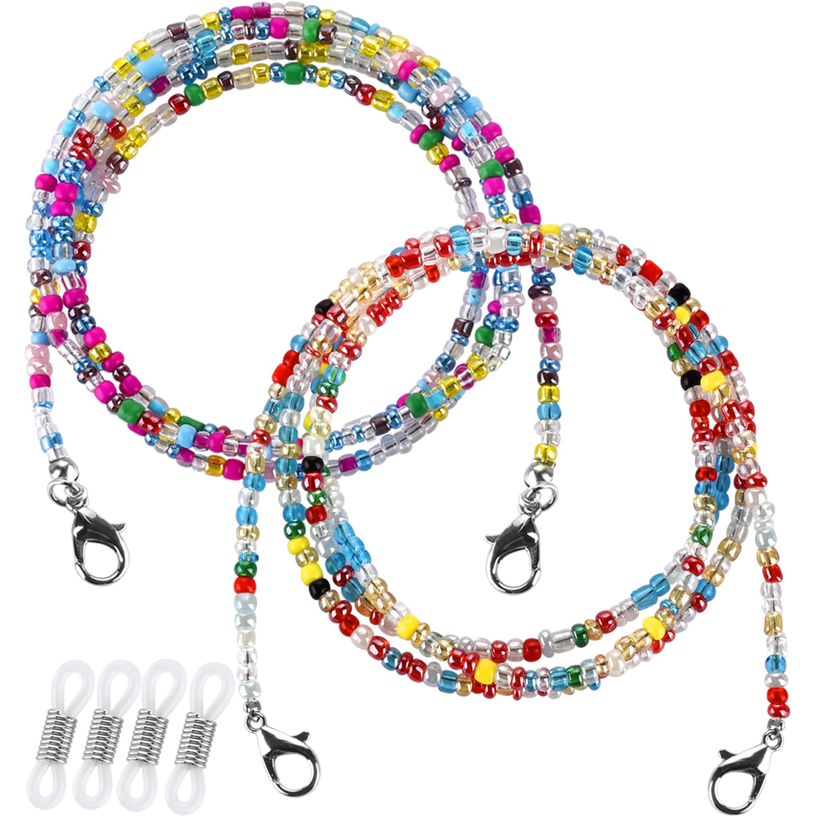 Glasses Strap Holder Chain, Eyeglass String Strap Eyewear Retainer, Stylish Eyeglass Chains for Women Men, Color Mask Chain