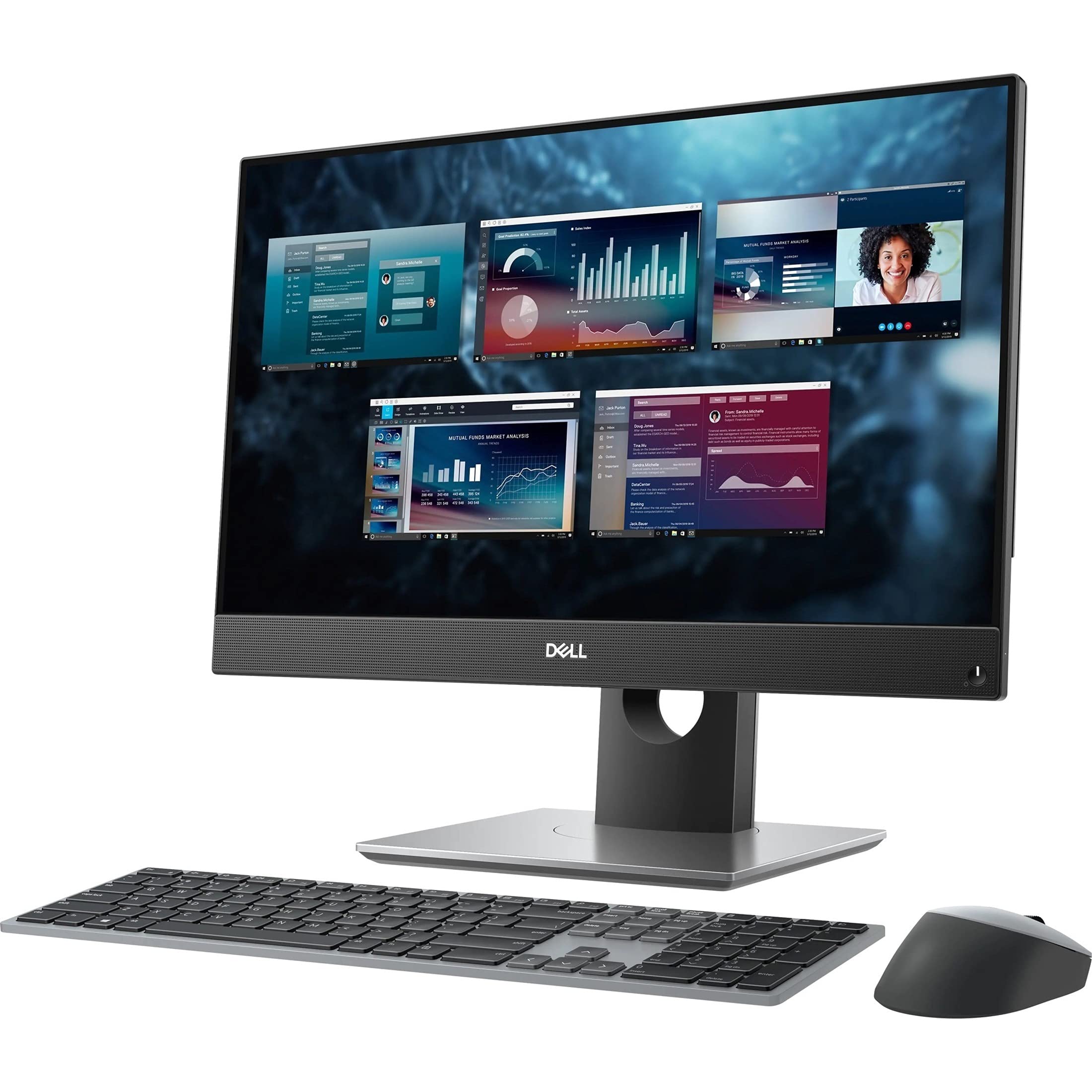 Dell OptiPlex 7000 7490 All-in-One Computer - Intel Core i5 11th Gen i5-11500 Hexa-core (6 Core) 2.70 GHz - 8 GB RAM DDR4 SDRAM - 256 GB M.2 PCI Express NVMe 3.0 x4 SSD - 23.8" Full HD 1920 x 1080 -