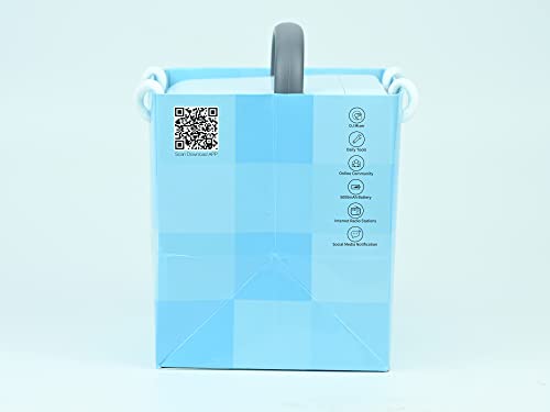 Divoom Ditoo Retro Pixel Art Game Bluetooth Speaker with 16X16 LED App Controlled Front Screen (Blue) …