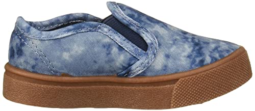OshKosh B'Gosh Boy's Qiano Slip-On Shoe, Tiedye, 10 Toddler