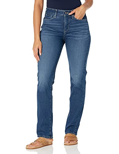 Signature by Levi Strauss & Co. Gold Women's Size Curvy Totally Shaping Straight Jeans (Available in Plus Size), (New) Jackson Square, 16 Long