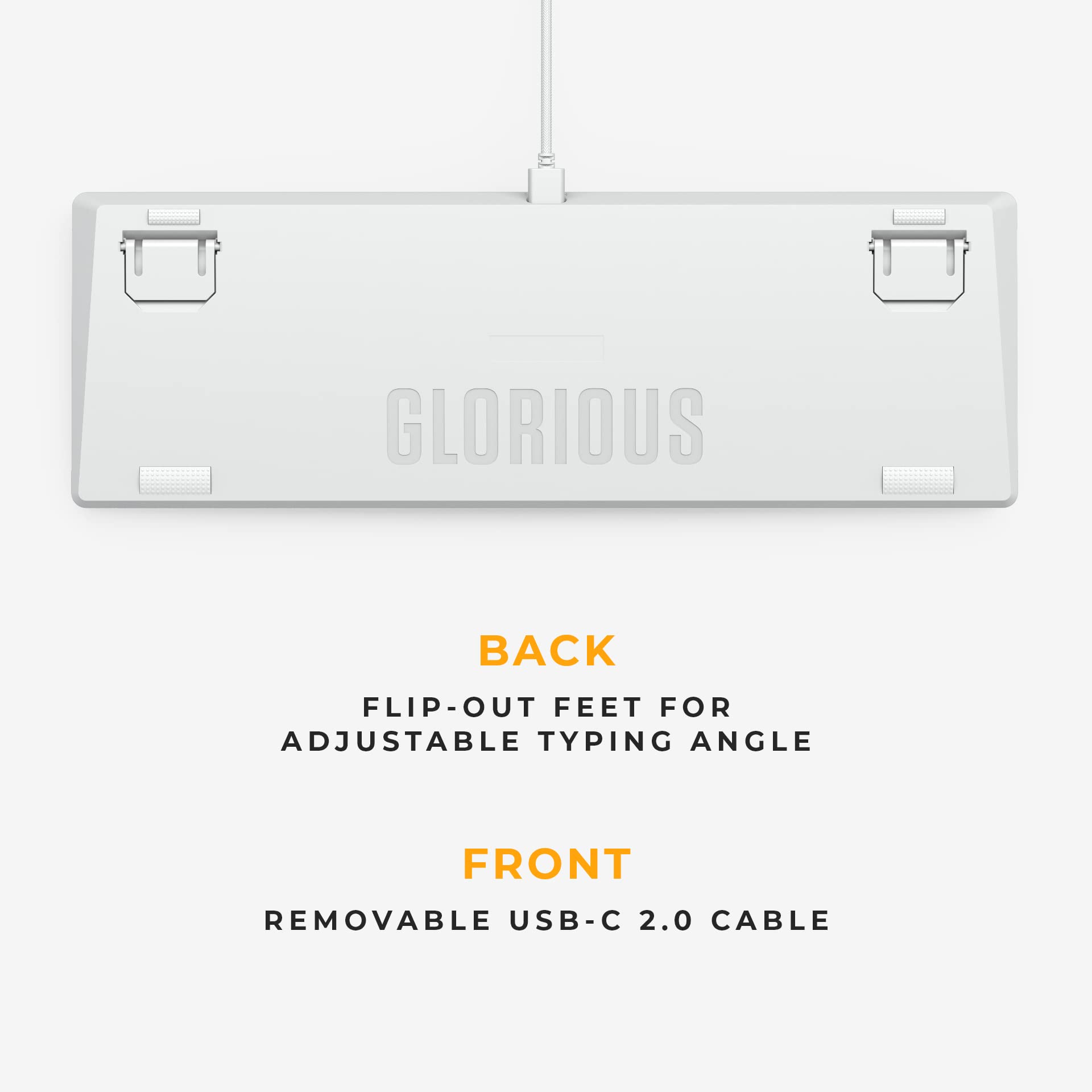 Glorious Model D Gaming Mouse - Ultra-Light Weight Honeycomb, RGB, 69g (Glossy, White)