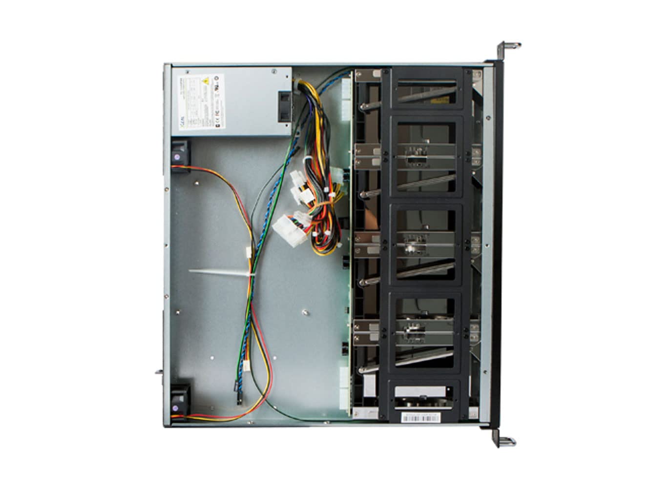iStar M-140HD-ITX 1U 4-Bay Trayless Storage Server Rackmount Chassis 12Gb/s HDD SFF-8643 Backplane