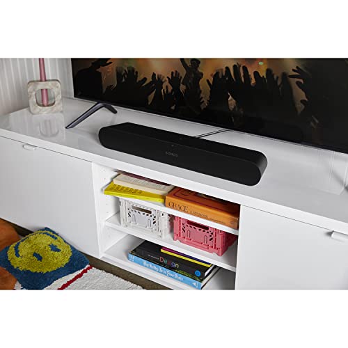 Sonos Ray Essential Soundbar, for TV, Music and Video Games - Black
