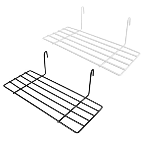PATKAW Bird Wire Platform 2Pcs Parrot Toys Perch Cage Stand Shelf Portable Training Playground Wire Patio Sundeck Bird Play Pen Comfy Perch for Parrot Toys A