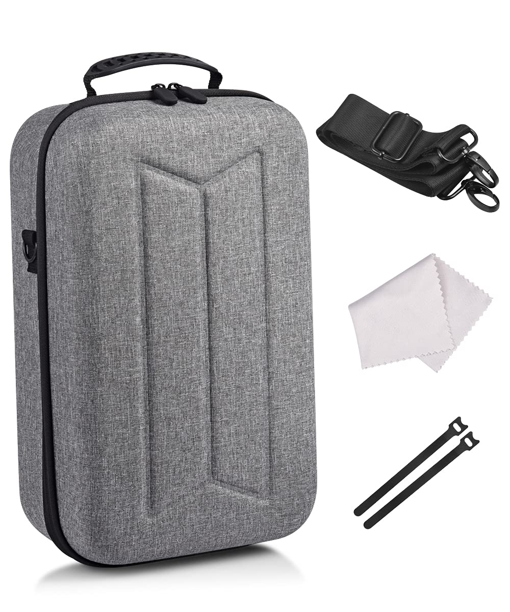For Oculus Quest 2 Case, IALEGANT For Oculus Quest 2 Carrying Case,For Oculus Quest 2 Accessories Bundle Can Anti-vibration for Oculus Quest 2 VR Gaming Headsets and Controllers Accessories(Gray)