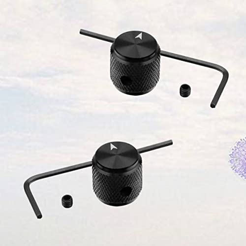 ERINGOGO Accessories 4 Sets Volume Electric Guitar Control Knobs Guitar Radio Diy Knobs Electric Guitar Volume Knob Control Knob Brass Guitar Accessories