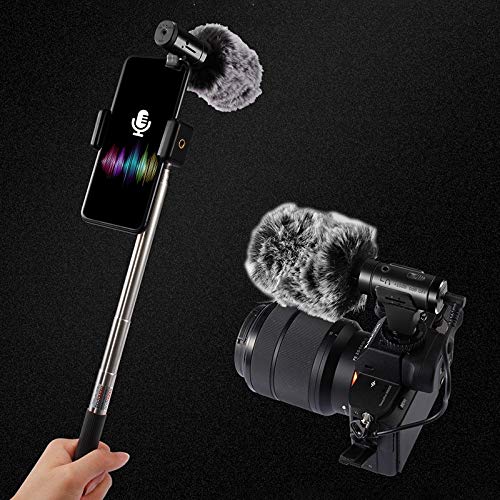 FZZDP Camera Microphone Kit for Camcorder Livestream Recording for Outdoor Photography Live Interview Mic