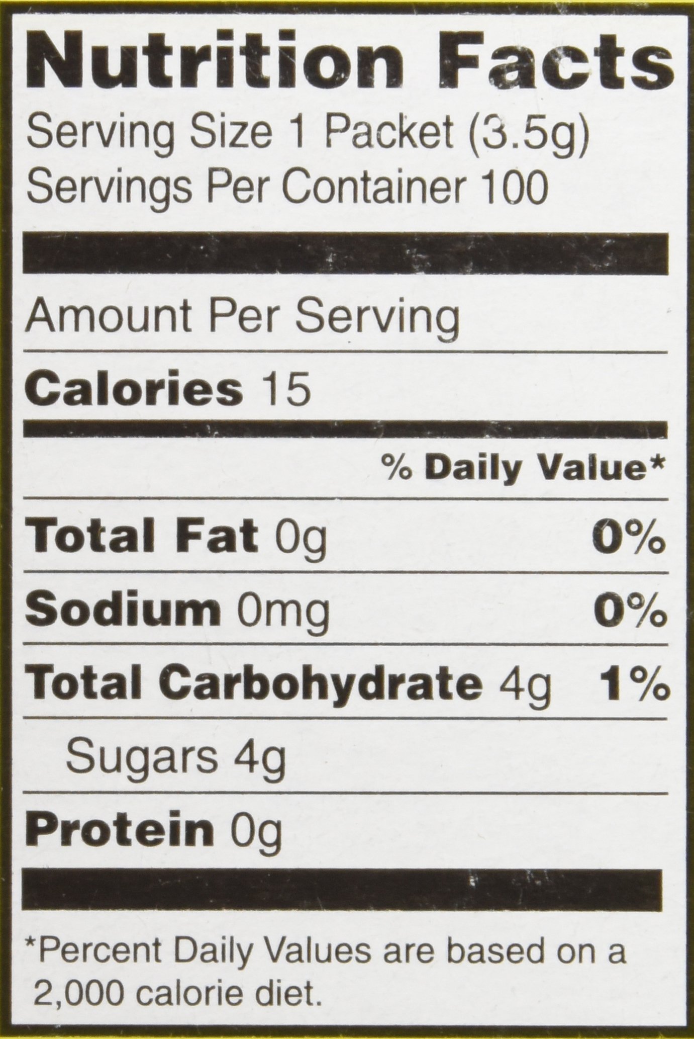 DOMINO SUGAR PACKETS - 100/ 3.54g Packs